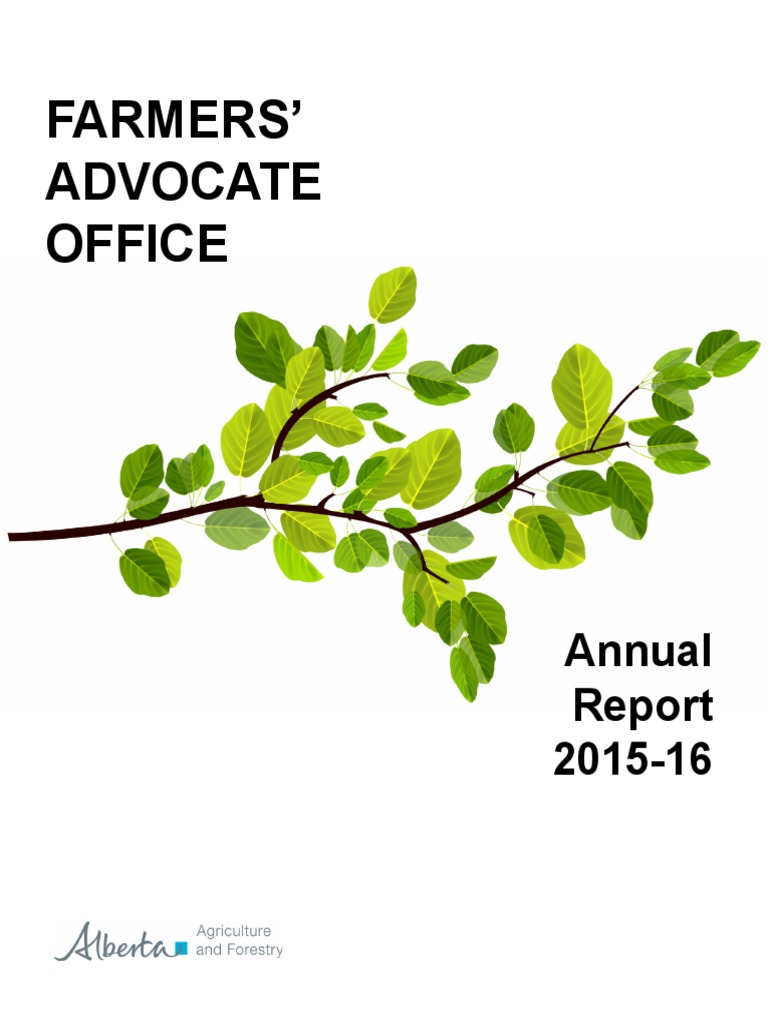 Af Fao Annual Report 2015 2016 | PDF | Occupational Safety And Health