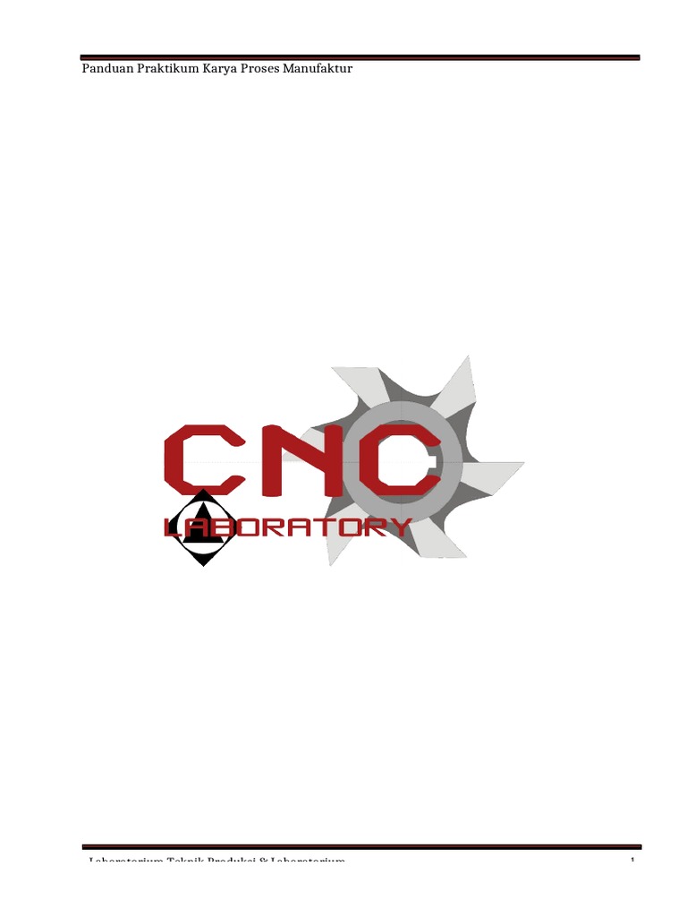 Modul Proyek Manufaktur Tu-3a CNC (2) - Dikonversi | PDF