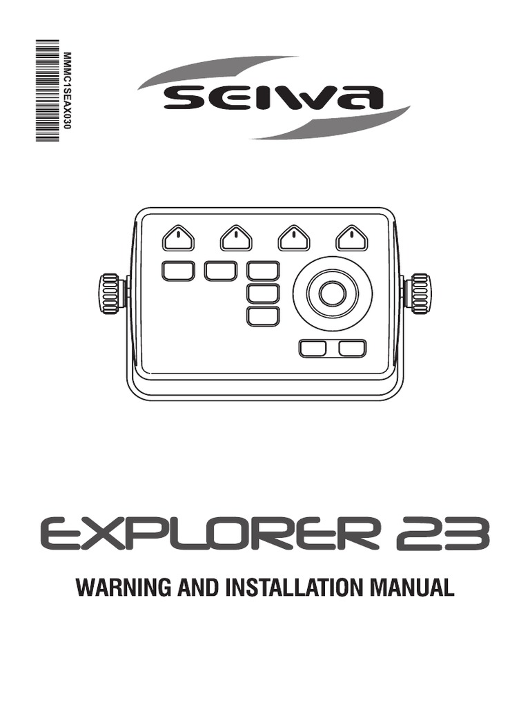 Seiwa Explorer Installation Mmmc1seax030 | PDF