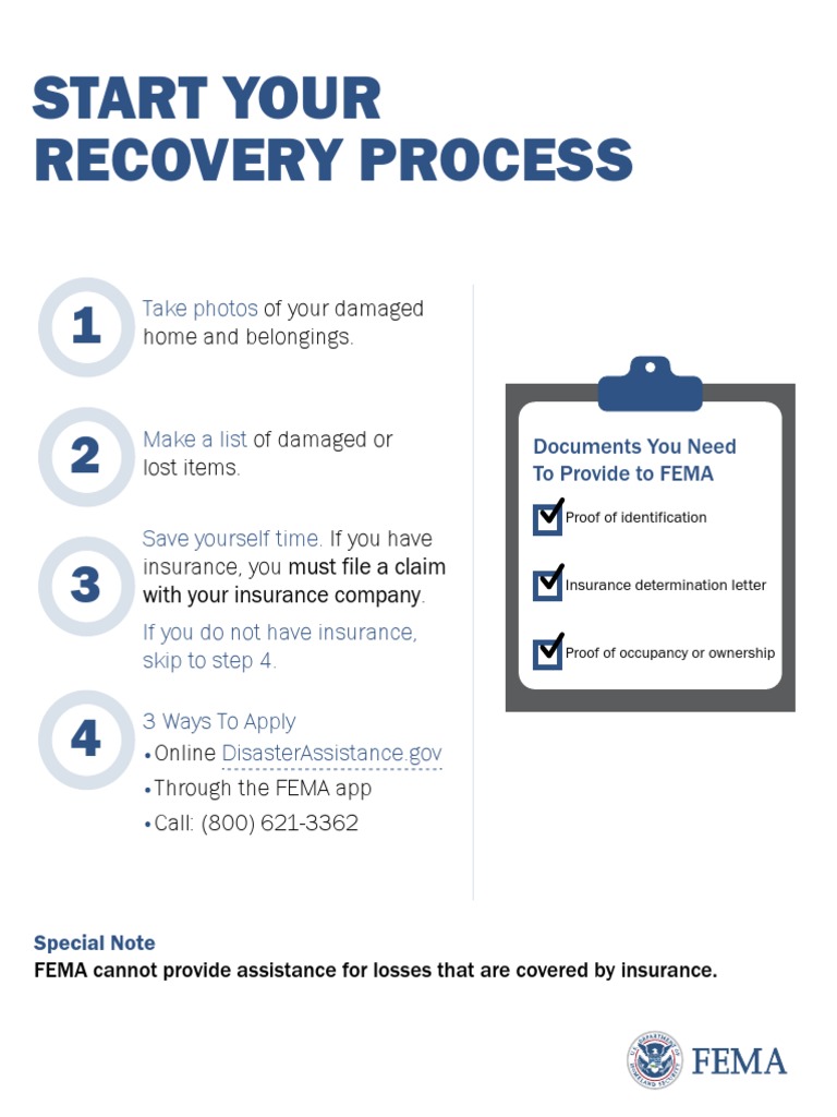 Start Your Recovery Process Flyers | PDF