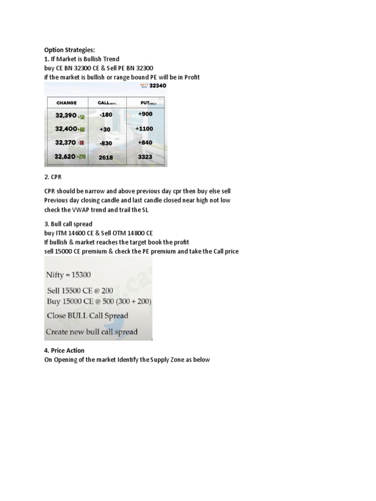 Option Strategies | PDF