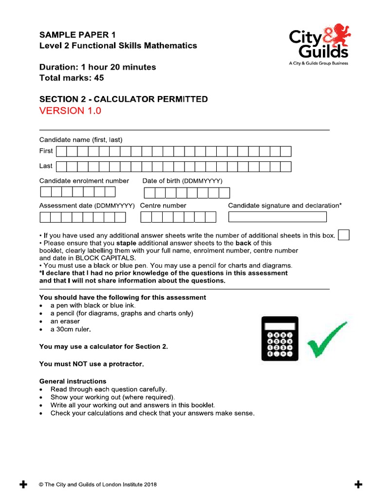 l2-maths-test-pdf