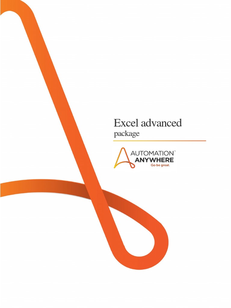 Automating Tasks Using The Automation 360 Excel Advanced Package | PDF ... Automating Tasks Using The Automation 360 Excel Advanced Package | PDF ...