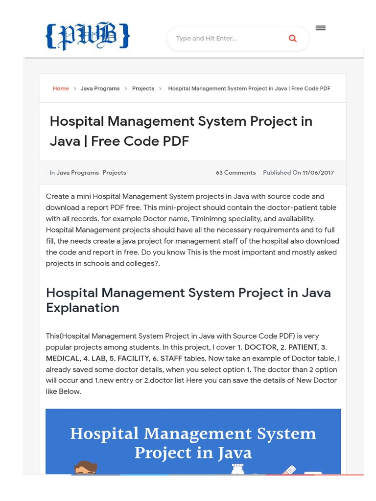 WWW Programmingwithbasics Com 2017 11 Hospital Management System ...