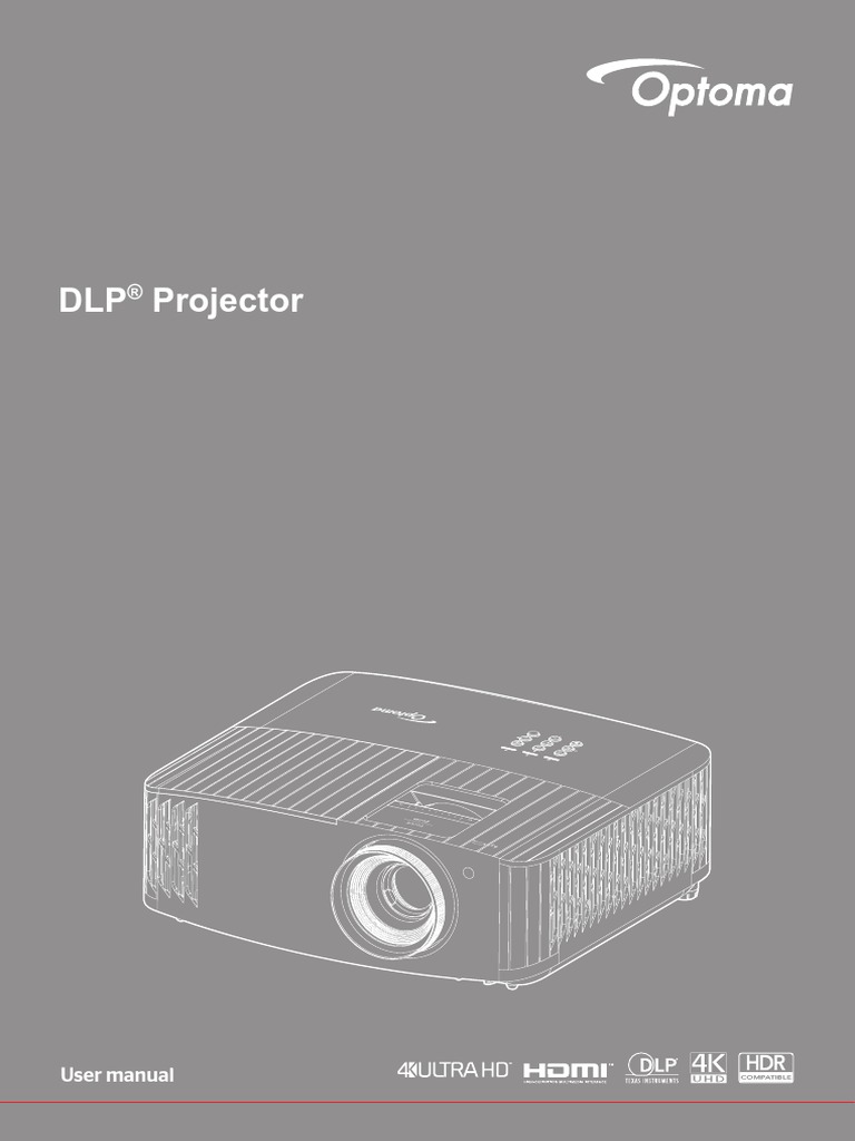 Projector Manual 11492 | PDF | Trademark | Hdmi