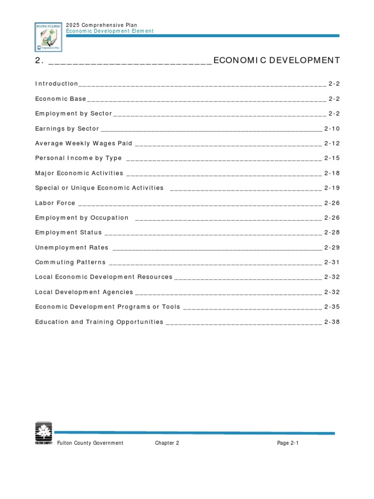 2eco Dev | PDF | Employment | Economic Development