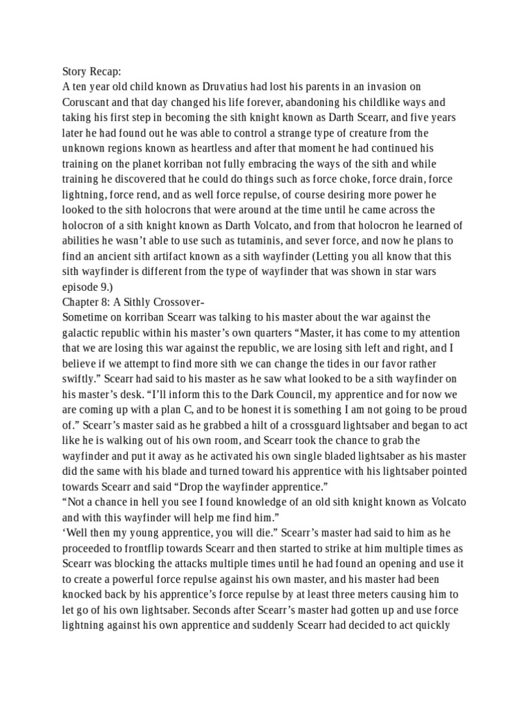 The Sithly Crossover | PDF | Sith