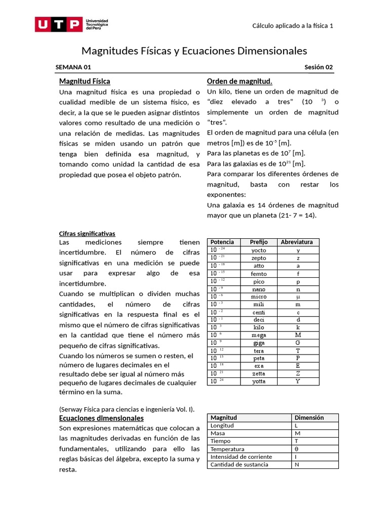 S01 S2 Ejercicios | PDF | Kilogramo | Medición