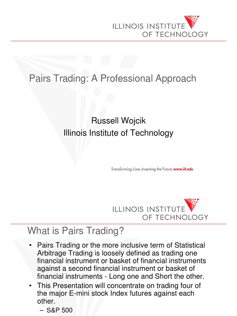 Pairs Trading | PDF | Hedge (Finance) | Arbitrage