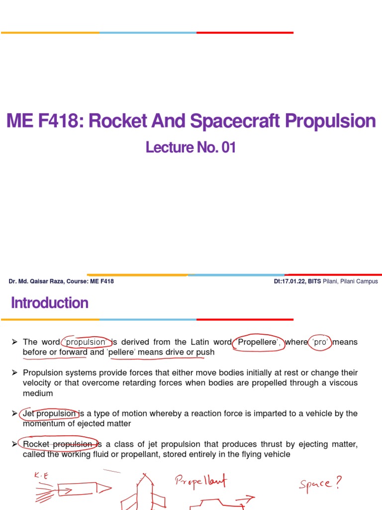 Introduction to Rocket and Spacecraft Propulsion: Fundamental Concepts ...