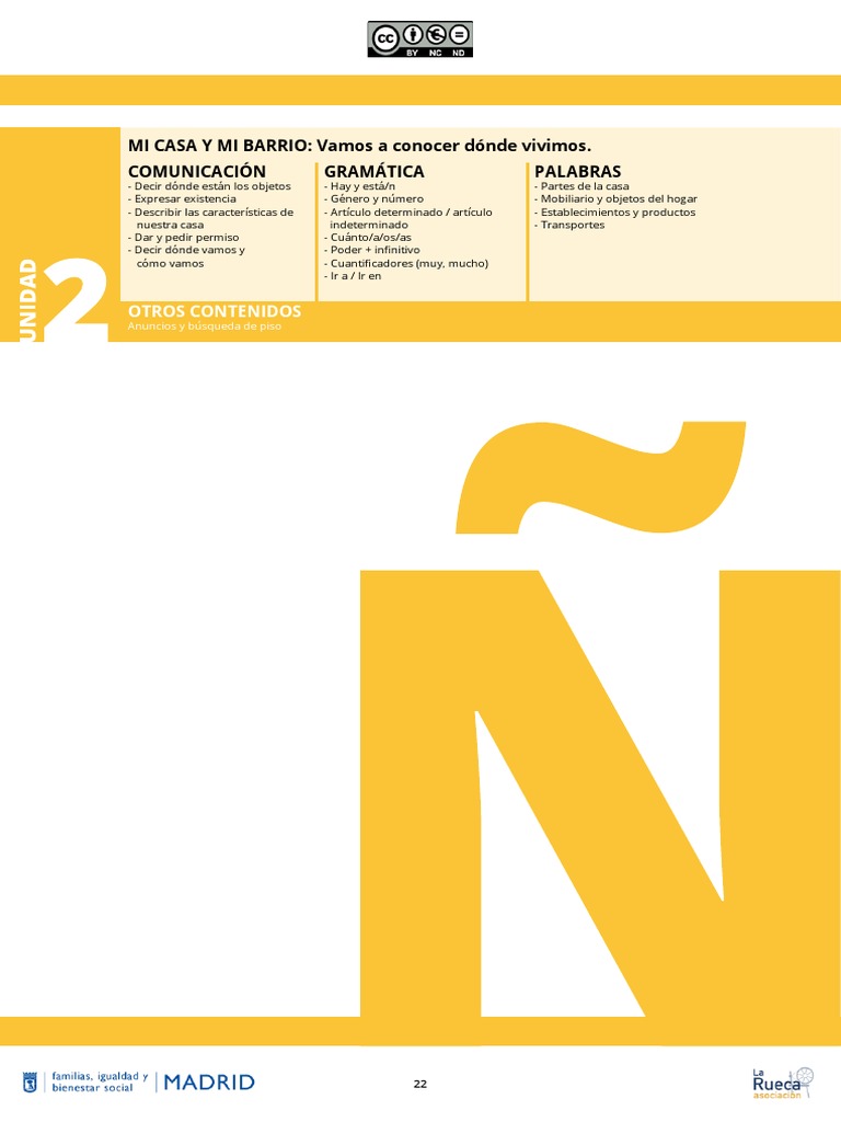 Español 1 Unidad 2 | Descargar gratis PDF | Dormitorio | Mueble