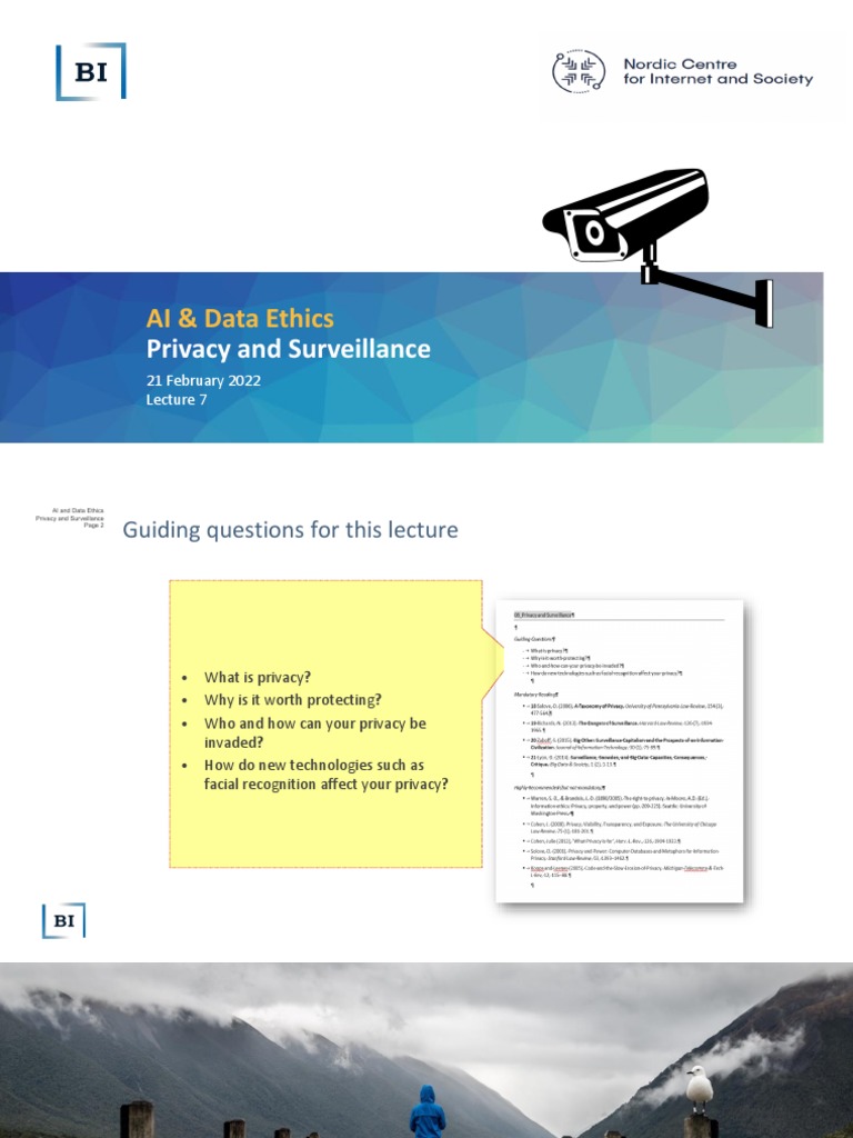 07 Privacy and Surveillance | PDF | Privacy | Surveillance