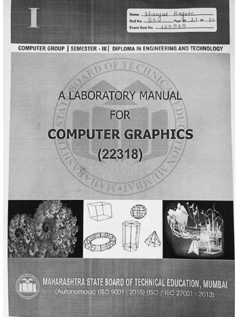 CGR Manual Practical | PDF