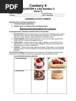 Sample Scoring Rubric For Baking Cake | PDF