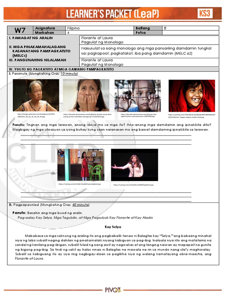 Q4 Filipino 8 Week 7 1 | PDF