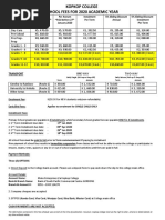 Euro Kids Fee Structure | PDF