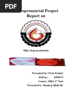 Soap Internship Report | PDF | Extrusion | Soap