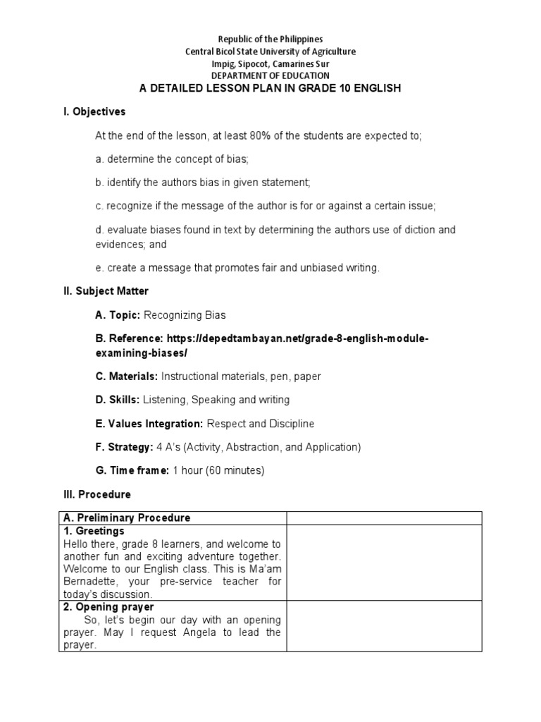 DLP - Recognizing Bias | PDF | Bias | Evidence