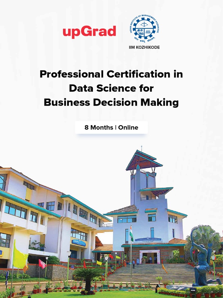 Professional Certification in Data Science For Business Decision Making ...