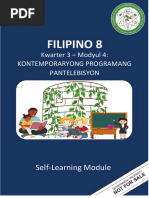 Filipino 8 SLMs 3rd Quarter Module 1 | PDF