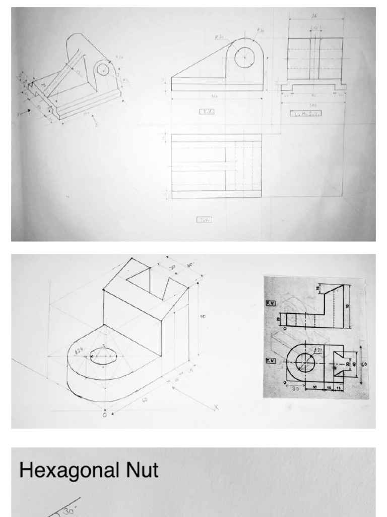 Engineering Graphics Practical - 1 | PDF