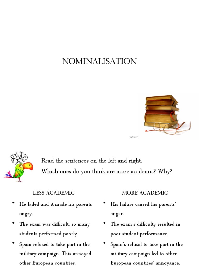 Nominalisation: Picture Credit: Http://Goo - Gl/Avjby | PDF | Cognition ...
