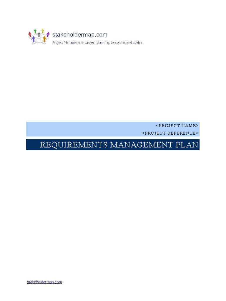Requirements Management Plan | PDF | Project Management | Document