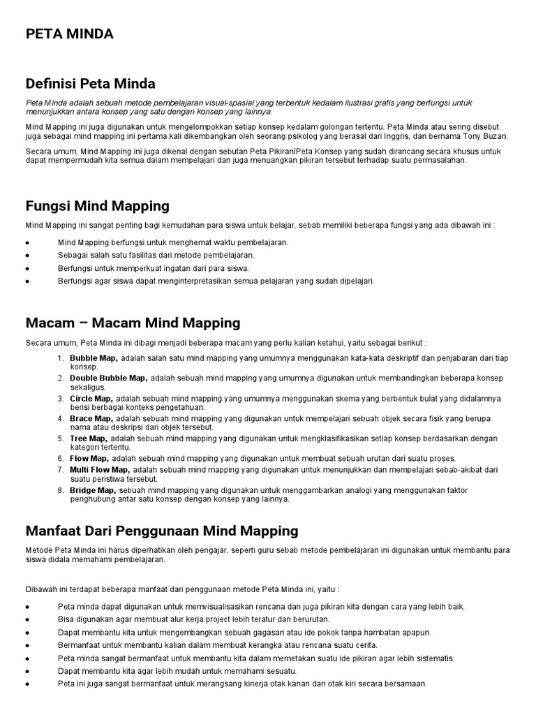 Peta Minda | PDF | Sains & Matematika | Komputer