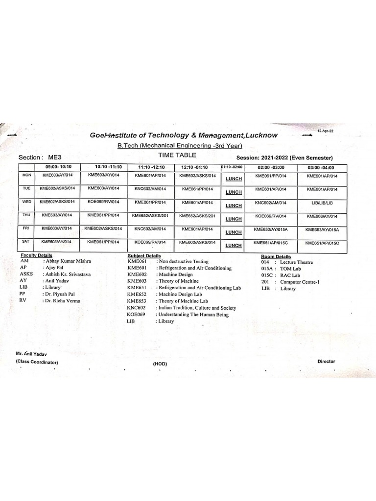 Me 3 Even Sem 2021-22 | PDF