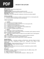 Matematica - Proiect - Didactic - Clasa 1 | PDF