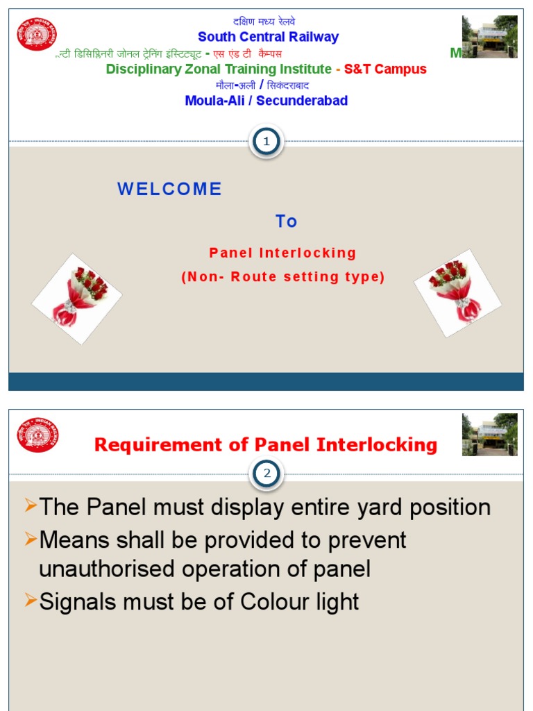 Panel Interlocking | PDF | Relay | Railway Safety