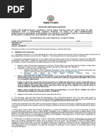 Singapore PR Applicant(s) Declaration (PTS) | PDF | Government ...