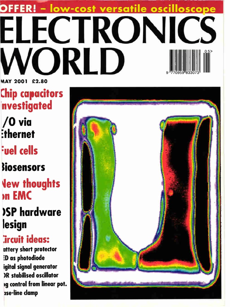 Electronics World Magazine 2001 05 | PDF | Ionizing Radiation | Capacitor