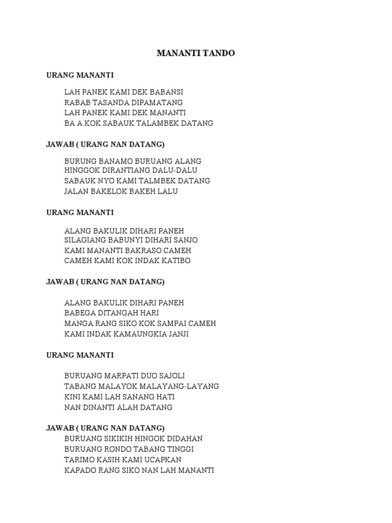 Mananti Tando | PDF