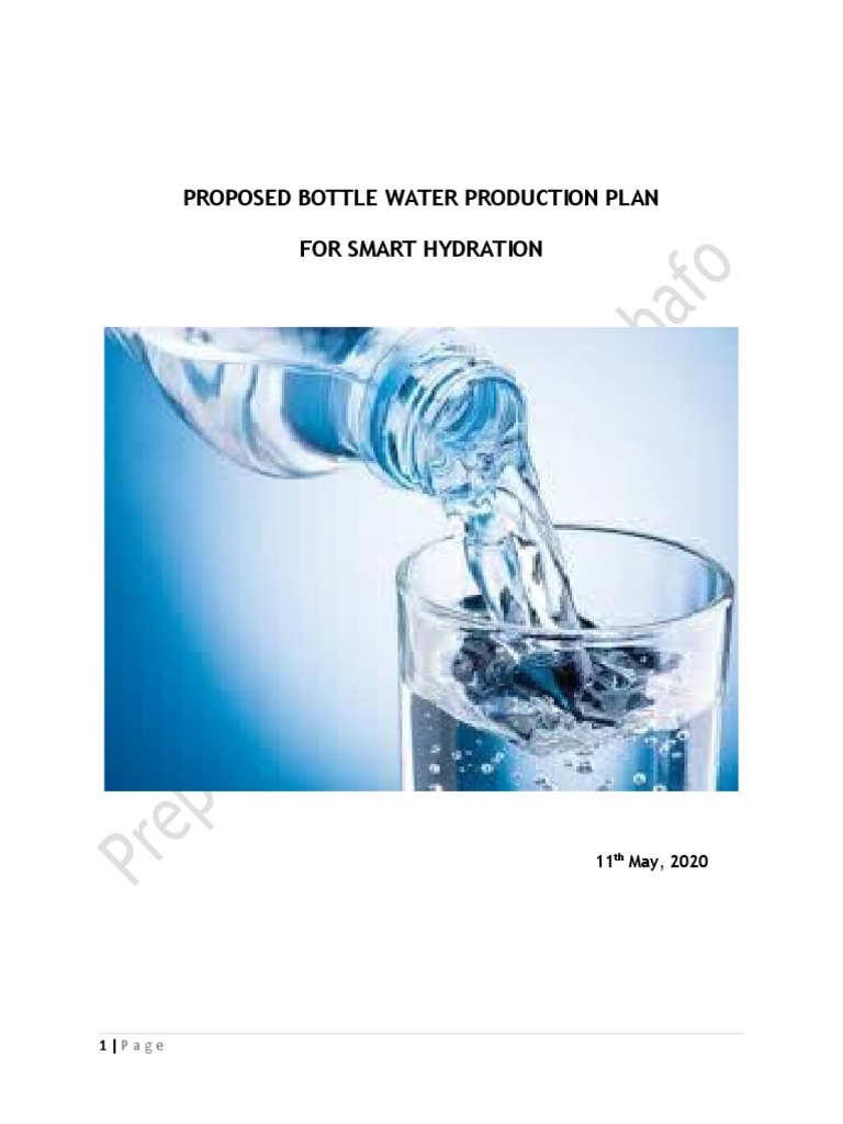 Bottle Water Production | PDF | Water | Bottled Water