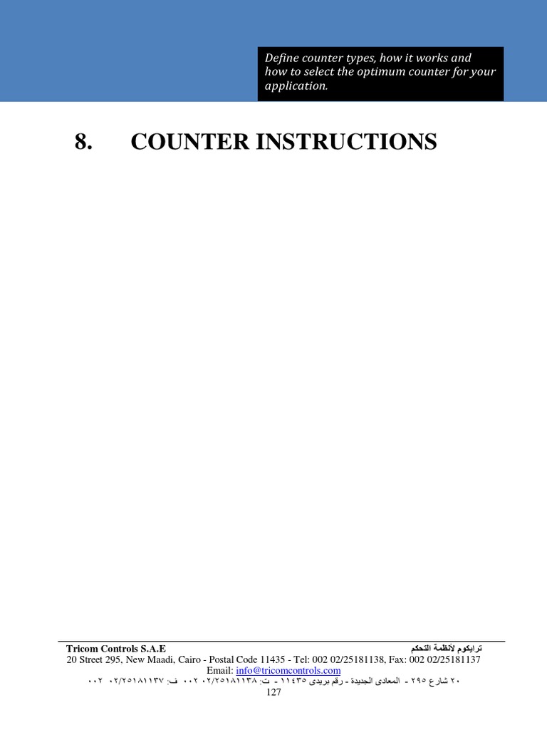 S7 Counter Instructions | PDF | Binary Coded Decimal | Bit