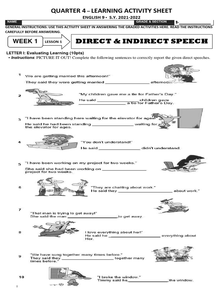 q4 Learning Activity Sheet English 9 | PDF | Essays | Learning