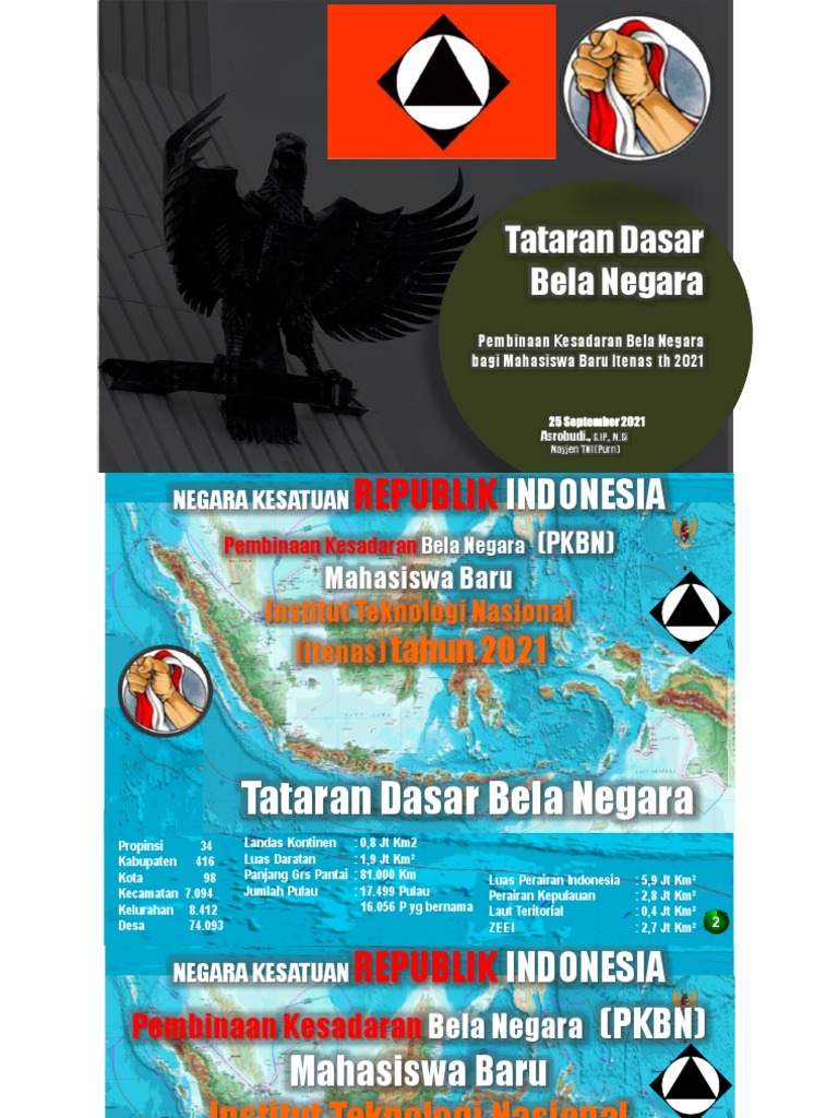 M01 Tataran Dasar Bela Negara PKBN Itenas 25 Sep 2021 Asrobudi | PDF