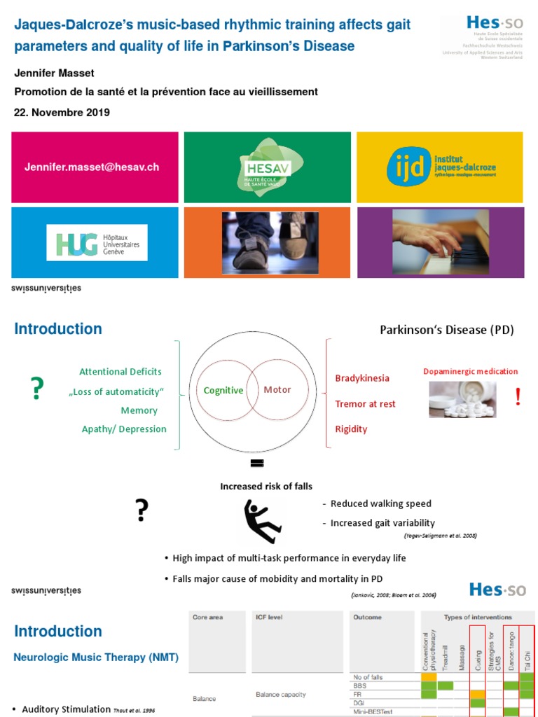 Dalcroze Method Enhances Parkinson's Gait | PDF | Parkinson's Disease | Mental Processes