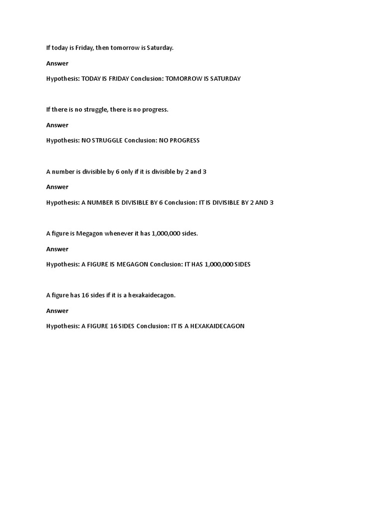 MMW Problem Set 5 Q and A | PDF