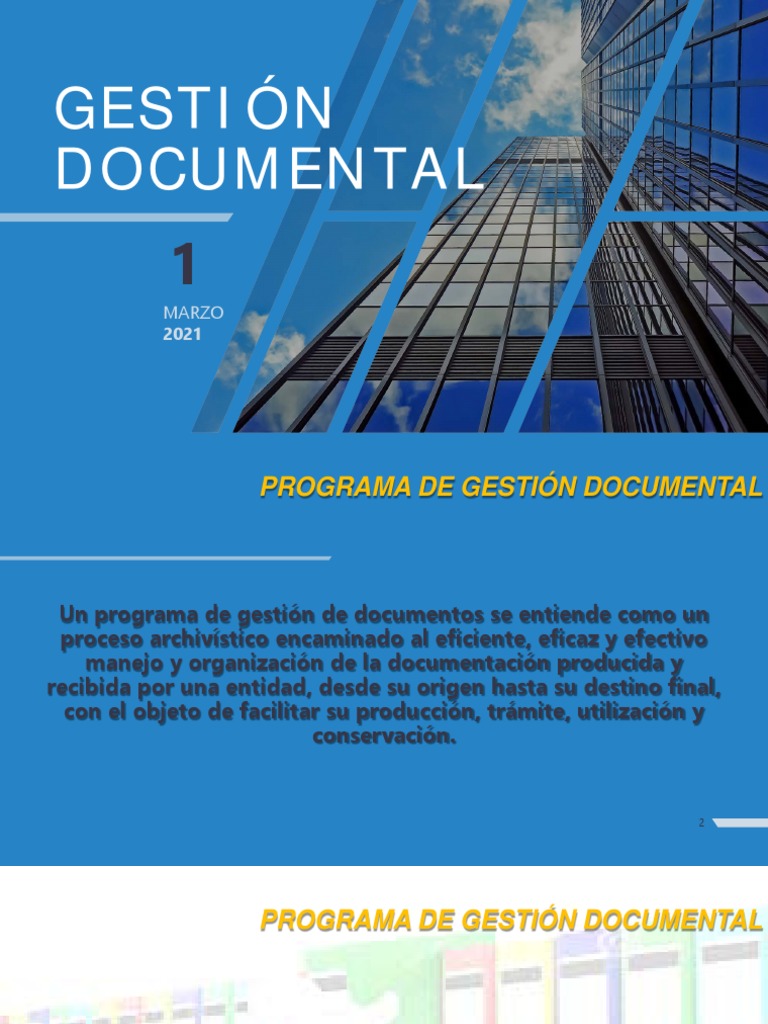 Gestion Documental 1 | PDF | Gestión de registros | Documento