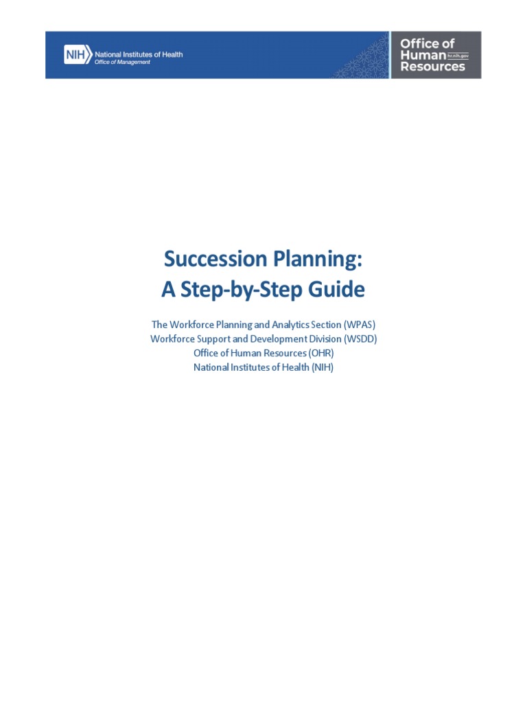 Succession Planning: A Step-by-Step Guide | Download Free PDF | Human ...