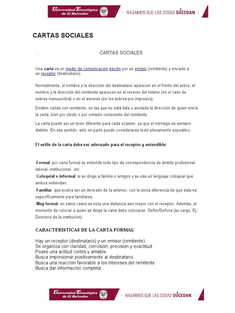 Cartas Sociales Clase 3 Periodo 3 Octubre 2021 Virtual Exoe | PDF ...