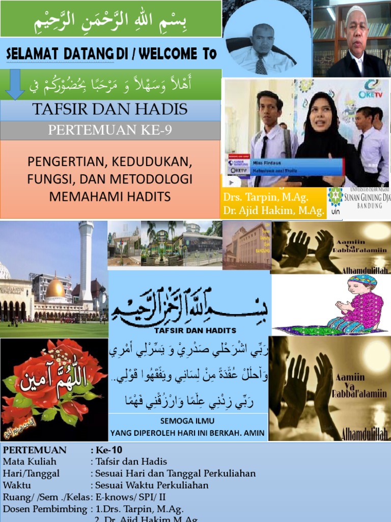 10-PPT-Pengertian Hadis Tematik Dan Sejarah Petumbuhannya | PDF