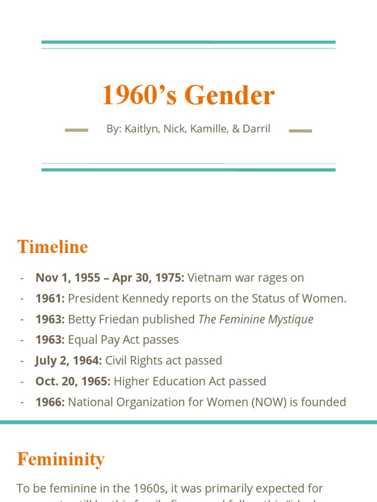 Gender Presentation | PDF | Woman | Femininity
