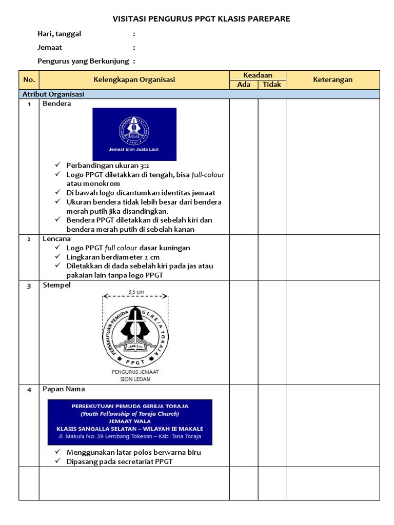 Panduan Lengkap PPGT Klasis Parepare | PDF