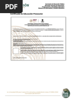 Certificado Cecyte | PDF