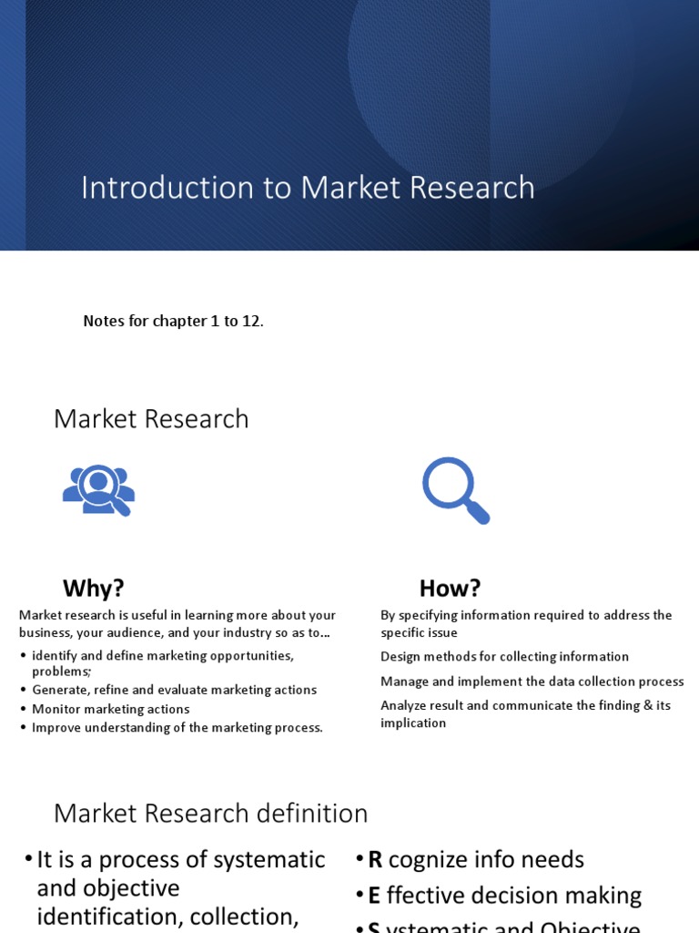 Comprehensive Guide to Market Research | PDF | Survey Methodology ...