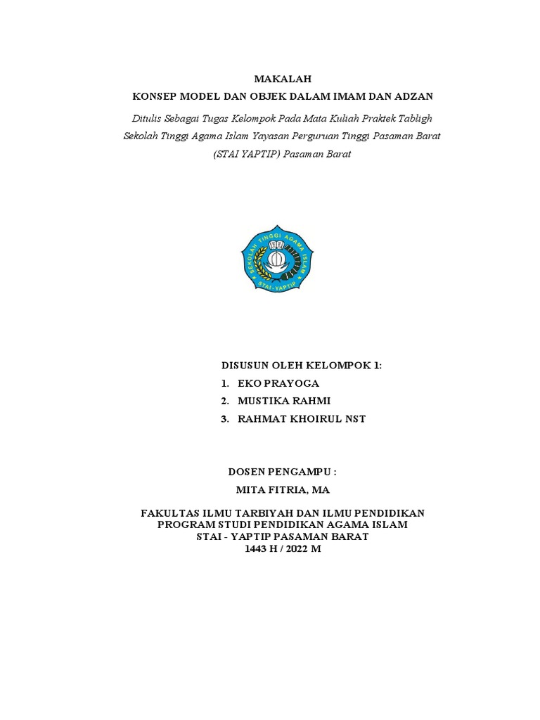 KEL - 1 Pem. Tab | PDF