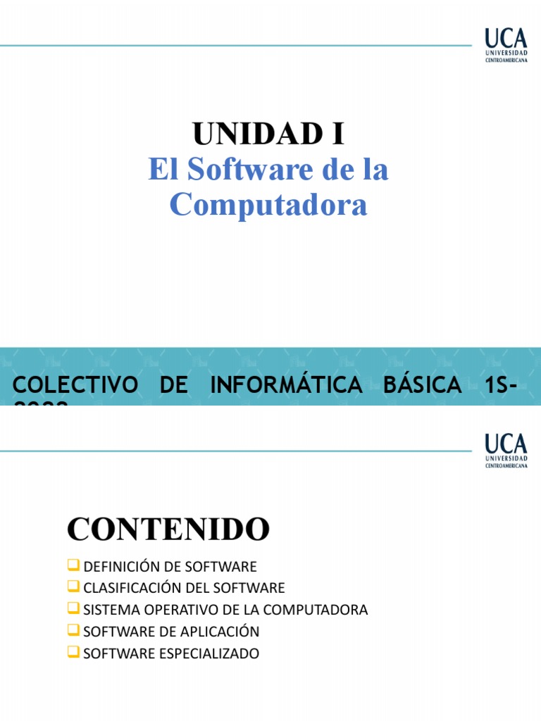 Presentación #2 Terminología Básica y Software de Computadora | PDF ...